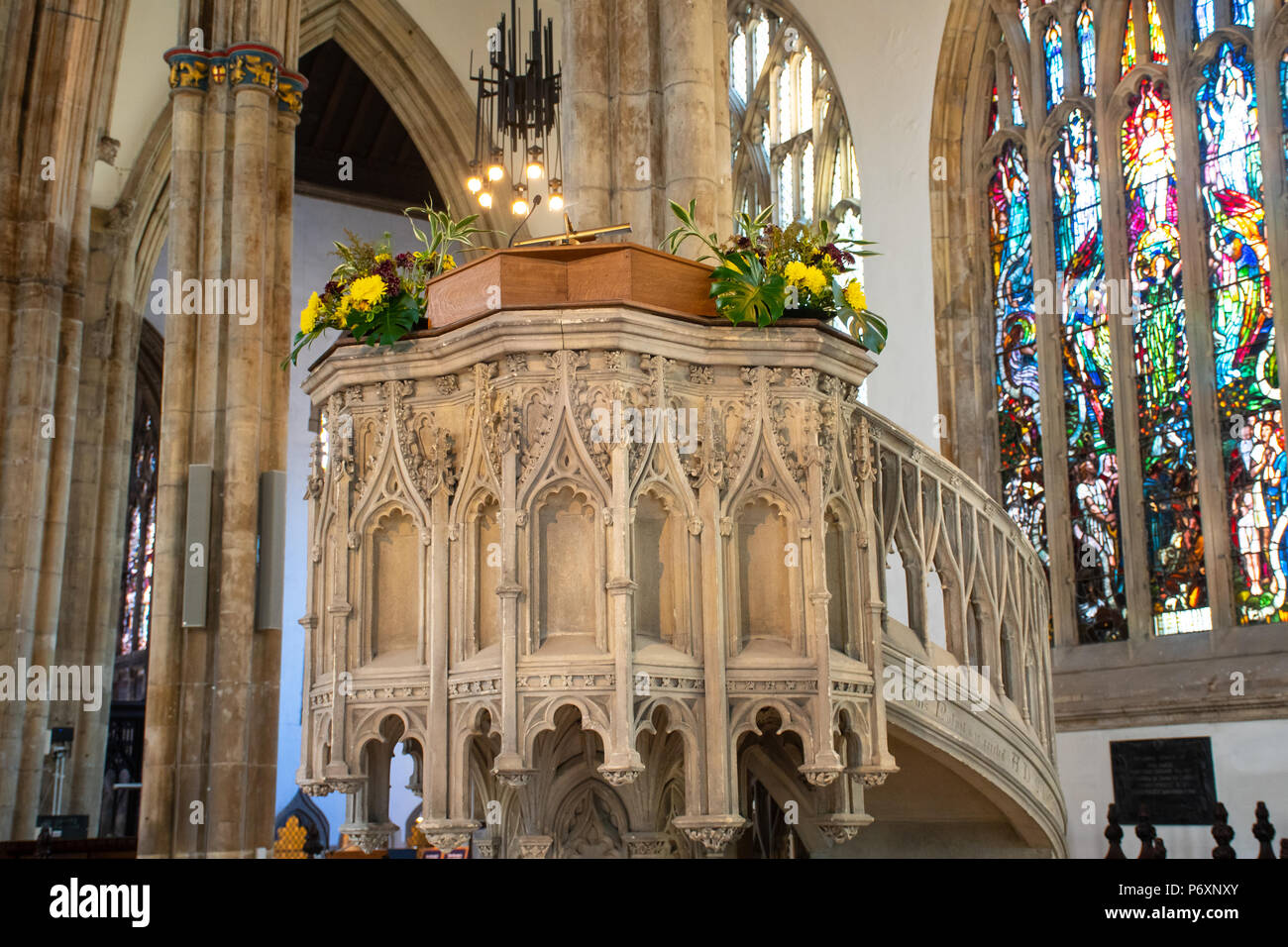 Christian church pulpit hi-res stock photography and images - Alamy