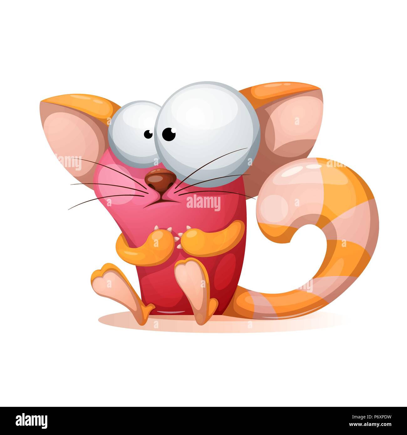 Crazy cat face Cut Out Stock Images & Pictures - Alamy