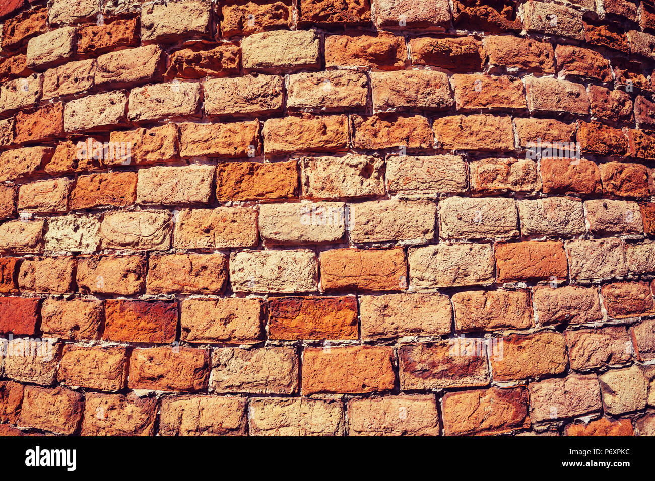 Ancient brick texture Stock Photo - Alamy