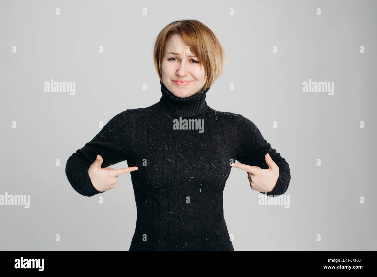 Angry black cat woman hi-res stock photography and images - Alamy