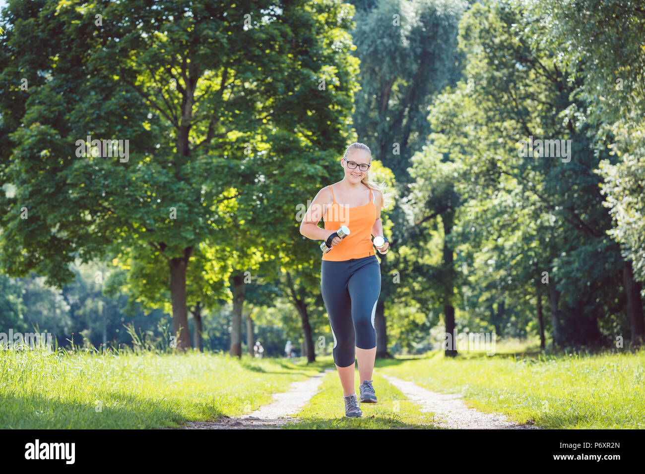 Girl run meadow hi-res stock photography and images - Alamy