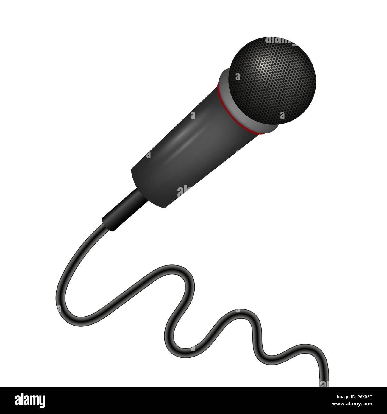 Retro Microphone Icon Stock Vector Image & Art - Alamy
