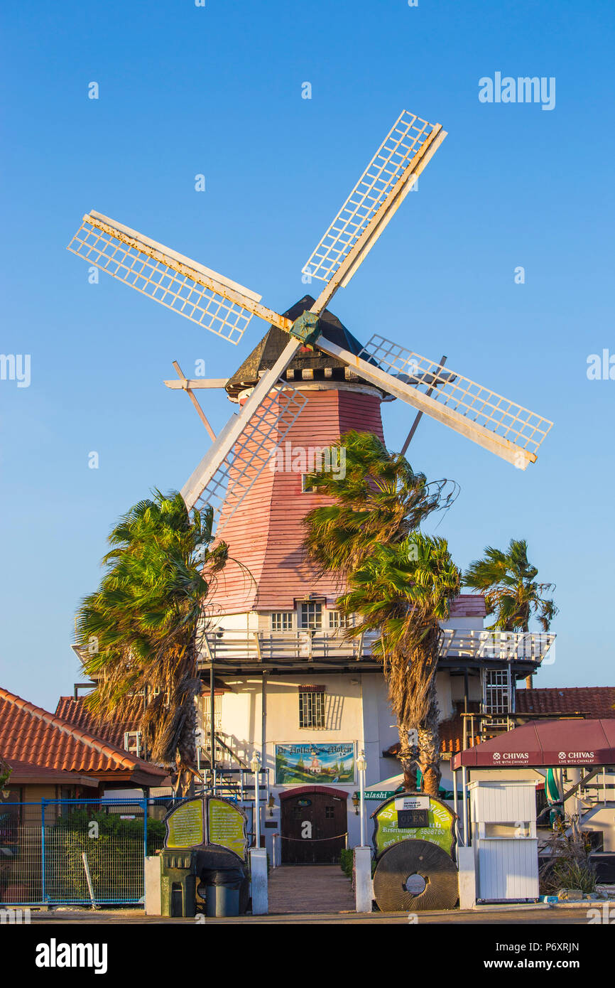Caribbean, Netherland Antilles, Aruba, Old Dutch Windmill Stock Photo ...