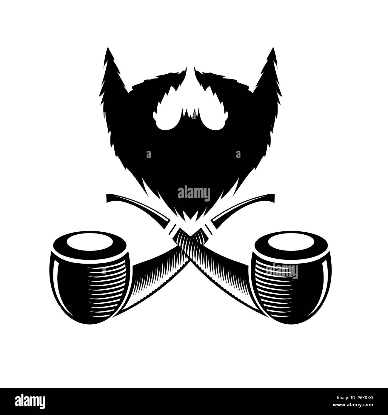 Smoking pipe icon cartoon Cut Out Stock Images & Pictures - Alamy