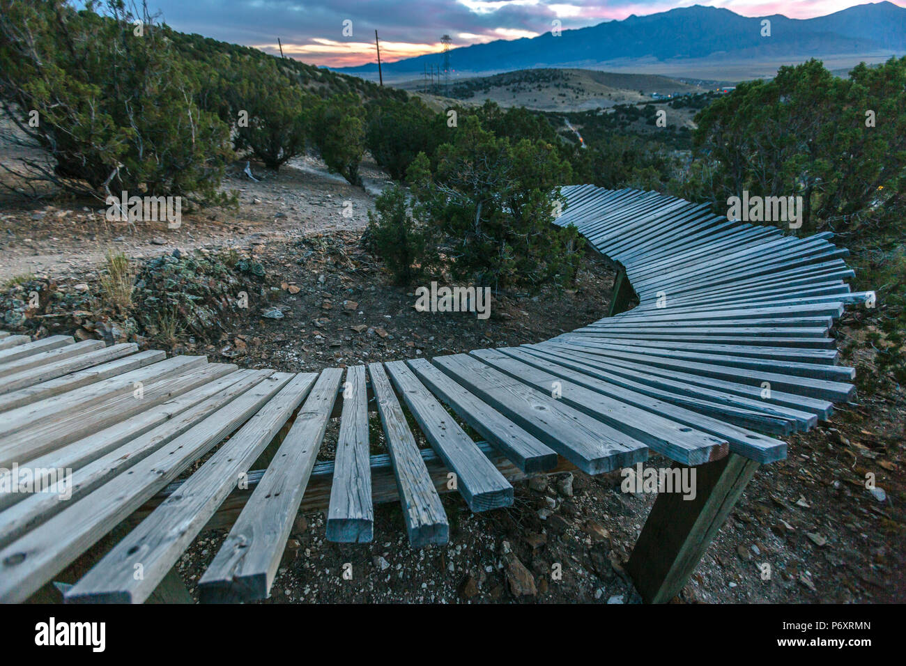 Twilight of obstacle course hi-res stock photography and images - Alamy
