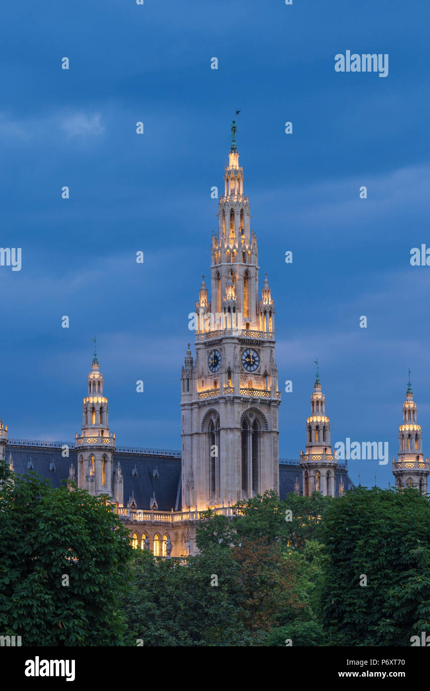 Austria, Vienna, Rathausplatz, City Hall Stock Photo - Alamy