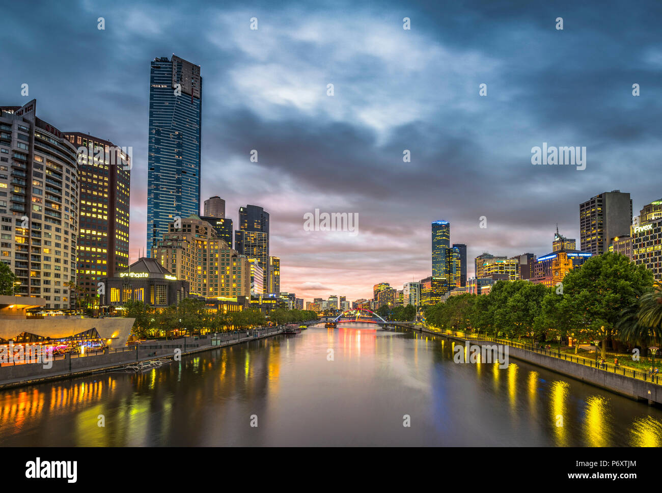 Melbourne landmarks australia hi-res stock photography and images - Alamy