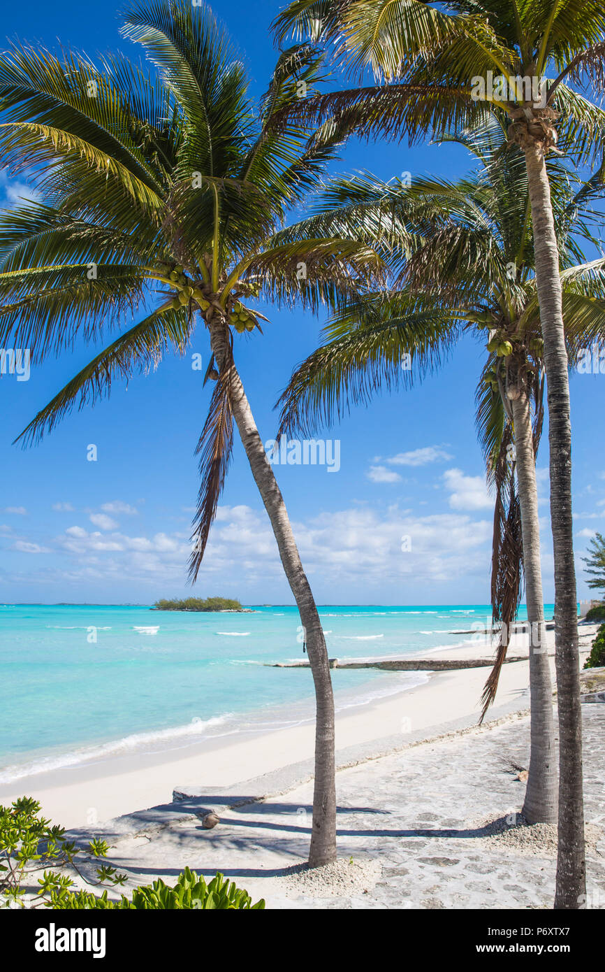 Bahamas, Abaco Islands, Great Abaco, Beach at Treasure Cay Stock Photo ...