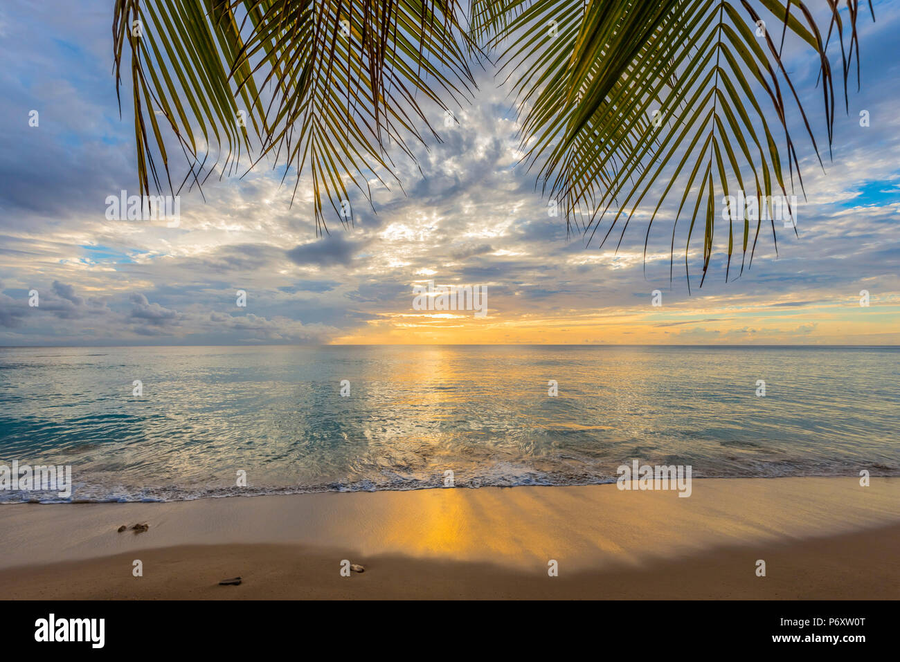 Caribbean, Barbados, Mullins Beach Stock Photo - Alamy