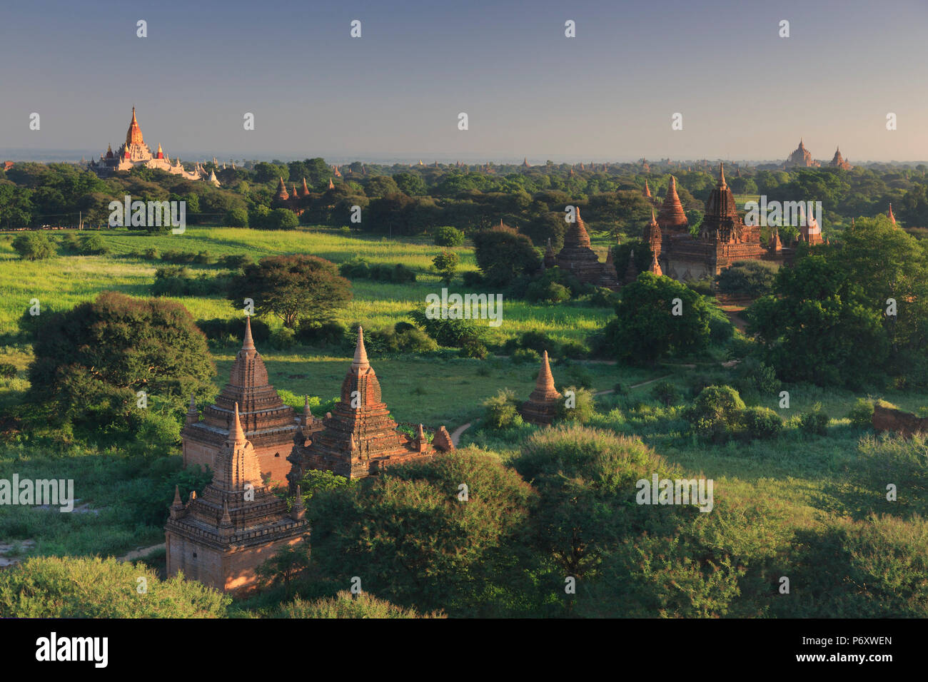 Myanmar (Burma), Temples of Bagan (Unesco world Heritage Site Stock ...
