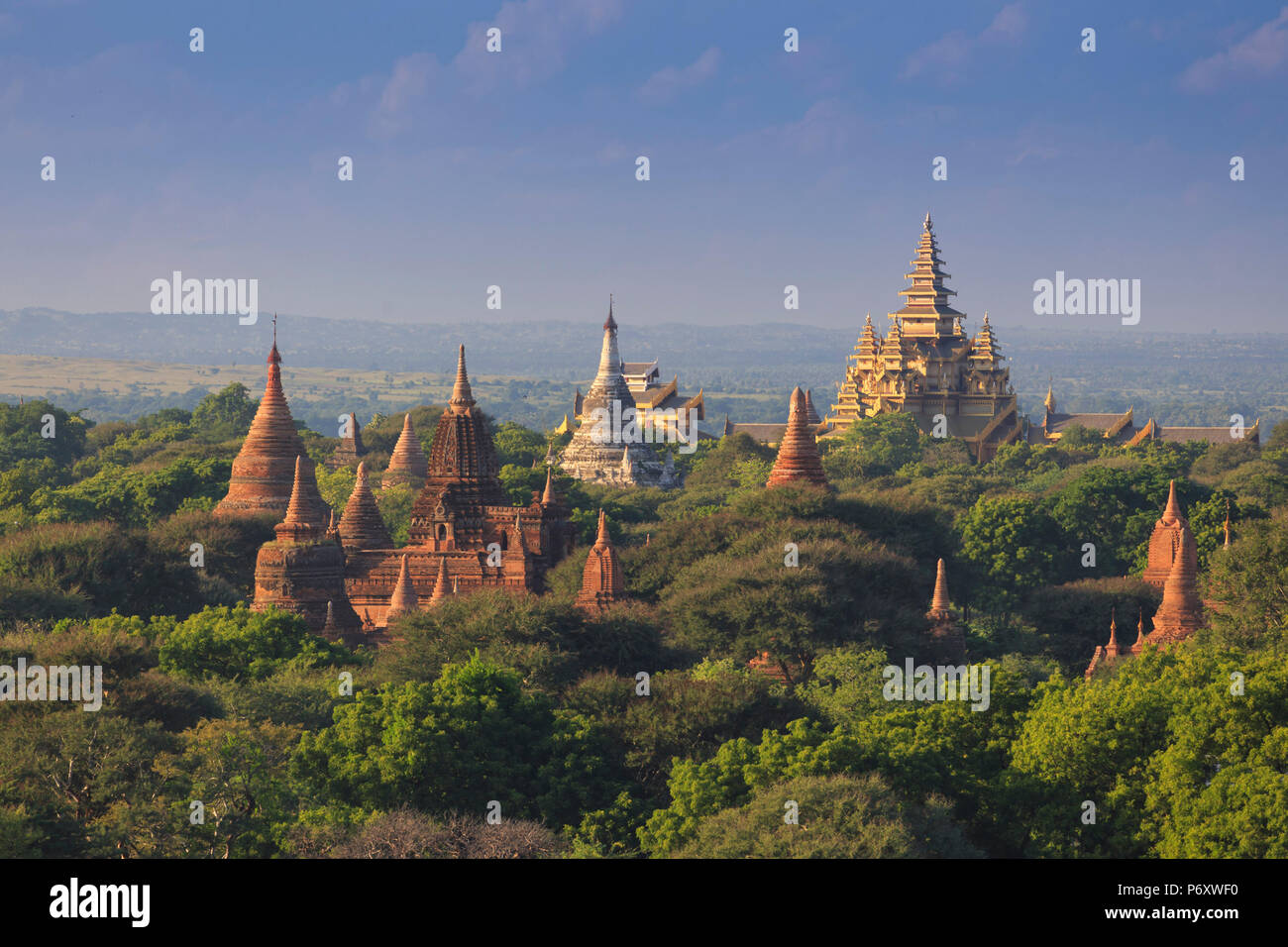 Myanmar (Burma), Temples of Bagan (Unesco world Heritage Site Stock ...