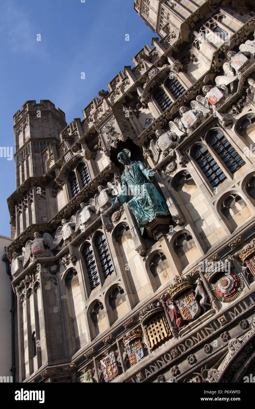 Canterbury cathedral christ church gate hi-res stock photography and ...