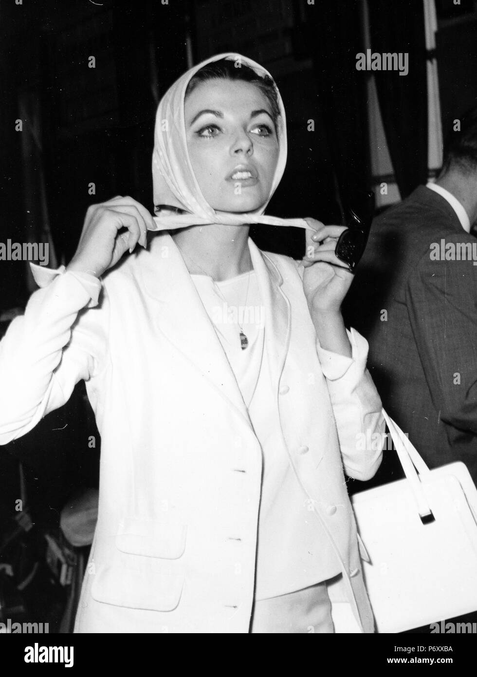 Joan collins Black and White Stock Photos & Images - Alamy