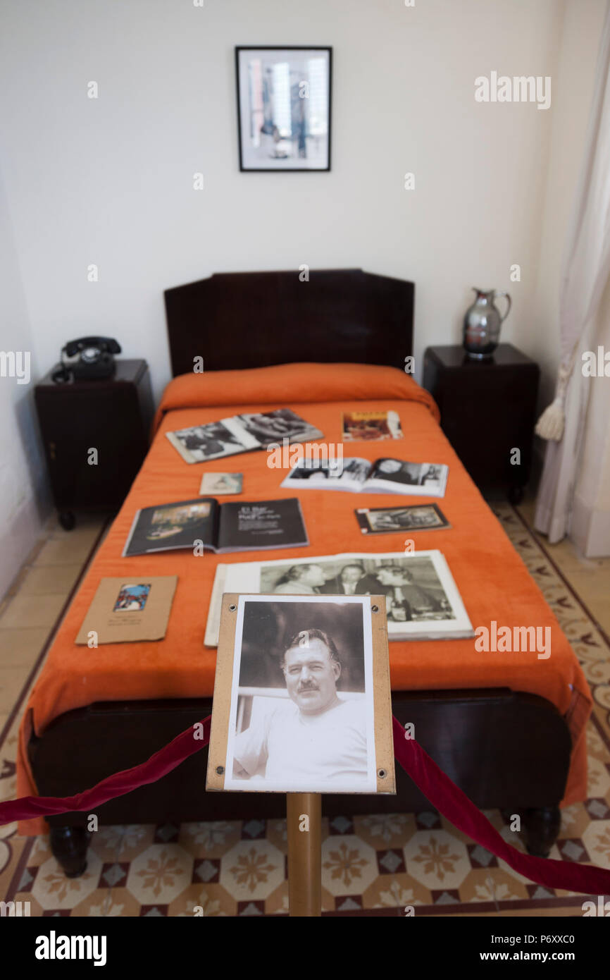 Cuba, Havana, Havana Vieja, Hotel Ambos Mundos, interior of Room 511 ...