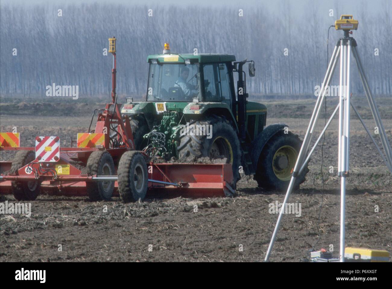 cultivation of the rice in province of Novara (Piemonte, Italy ...