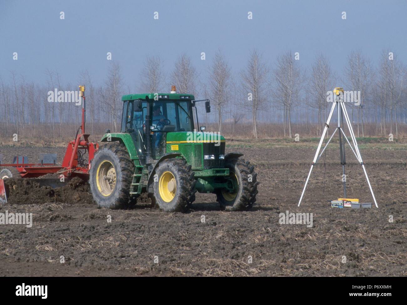 cultivation of the rice in province of Novara (Piemonte, Italy ...