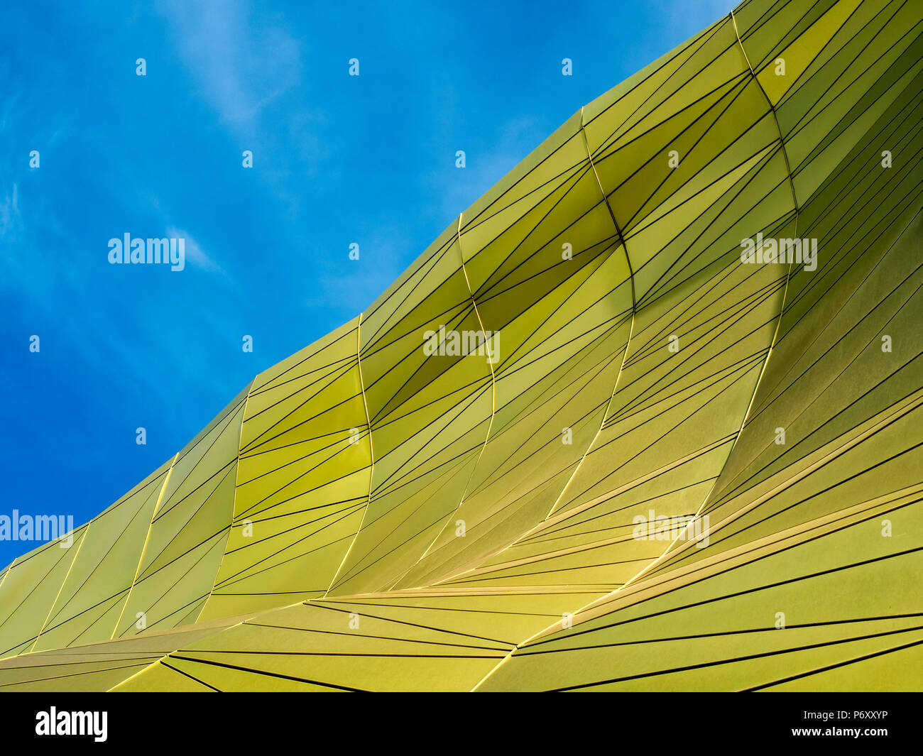 Abstract geometric futuristic colorful structure Stock Photo - Alamy