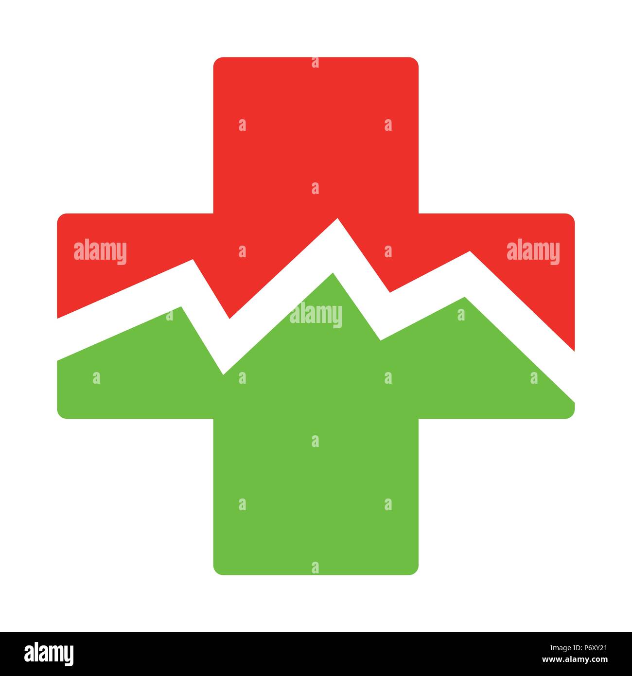 Doctor sign red cross Stock Vector Images - Alamy