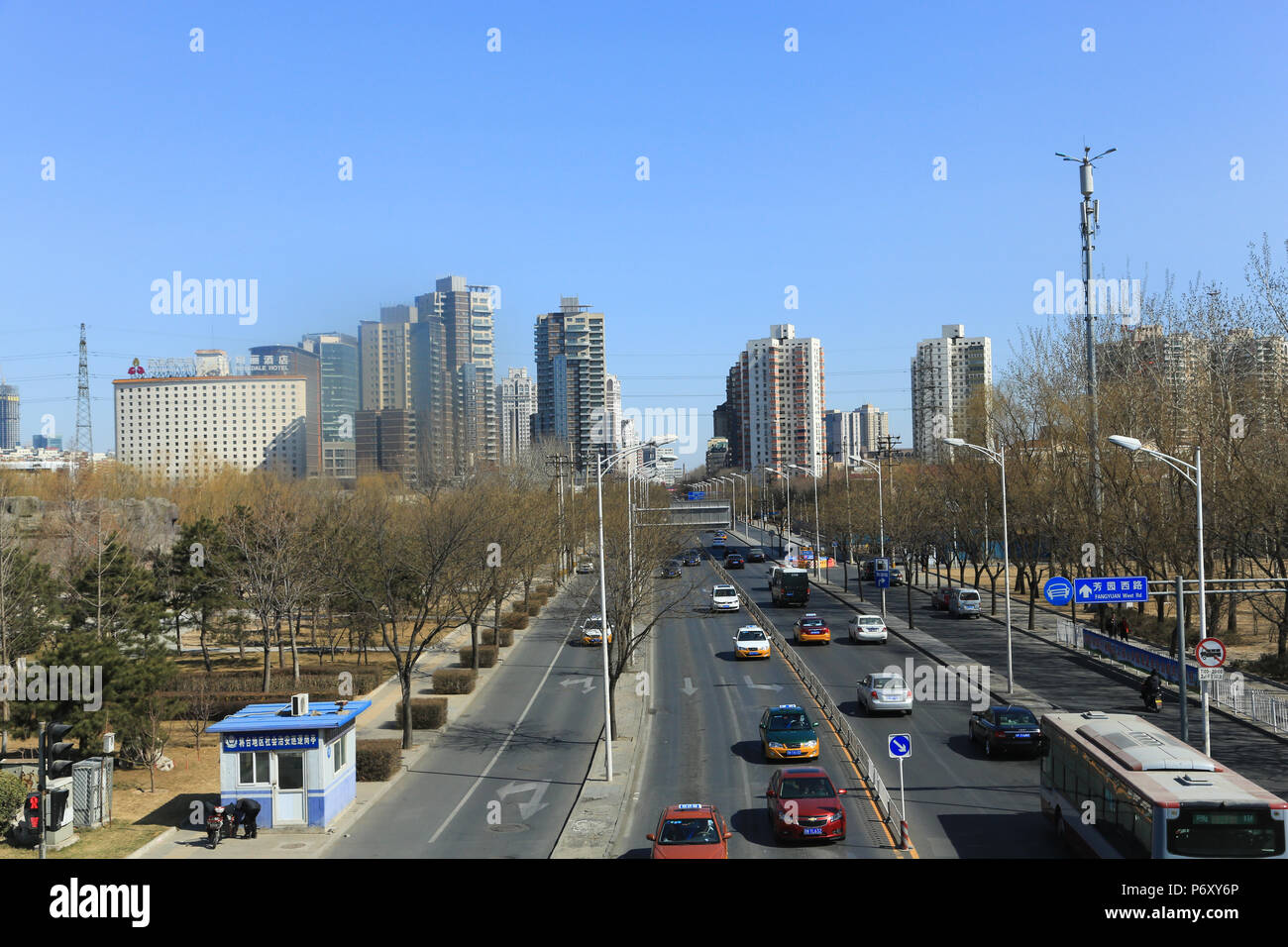 The highway system in Beijing, China on a sunny day Stock Photo - Alamy