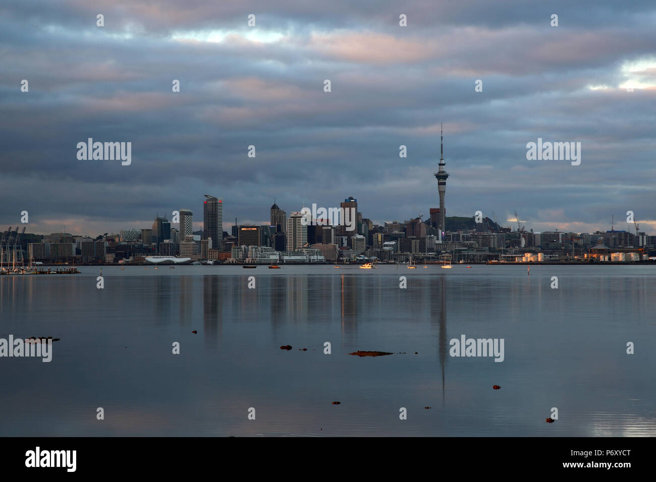 Auckland skytower hi-res stock photography and images - Alamy