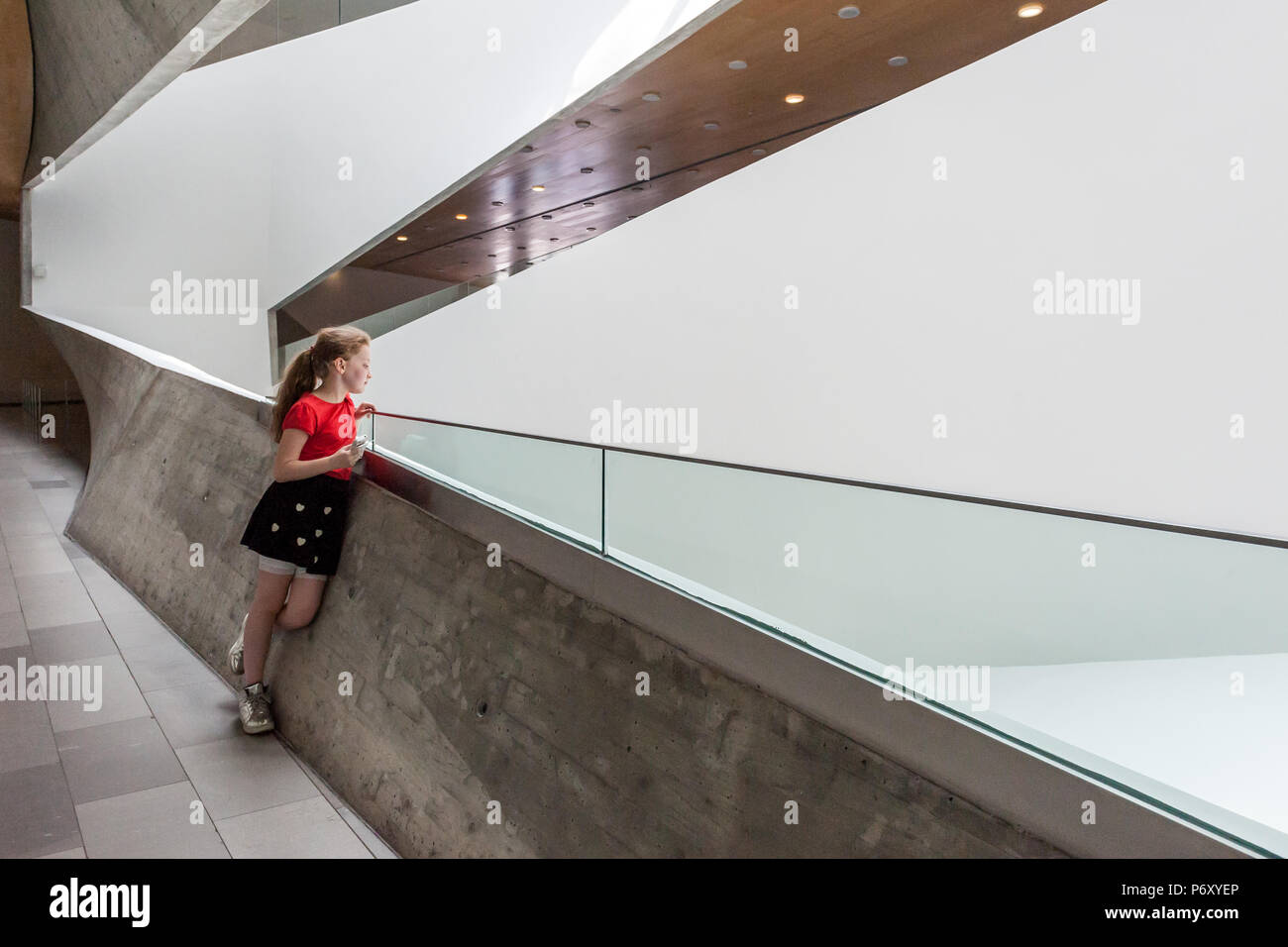 Israel, Tel Aviv-Yafo - 8 June 2018: Interior view of the Herta and ...