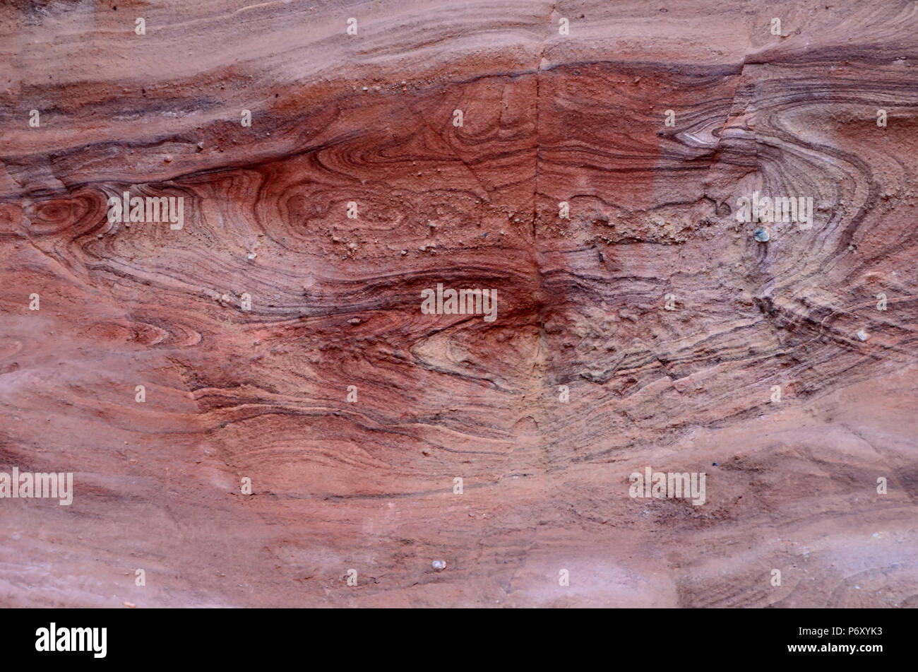 texture of the sandstone of the Red Canyon in the desert of southern ...