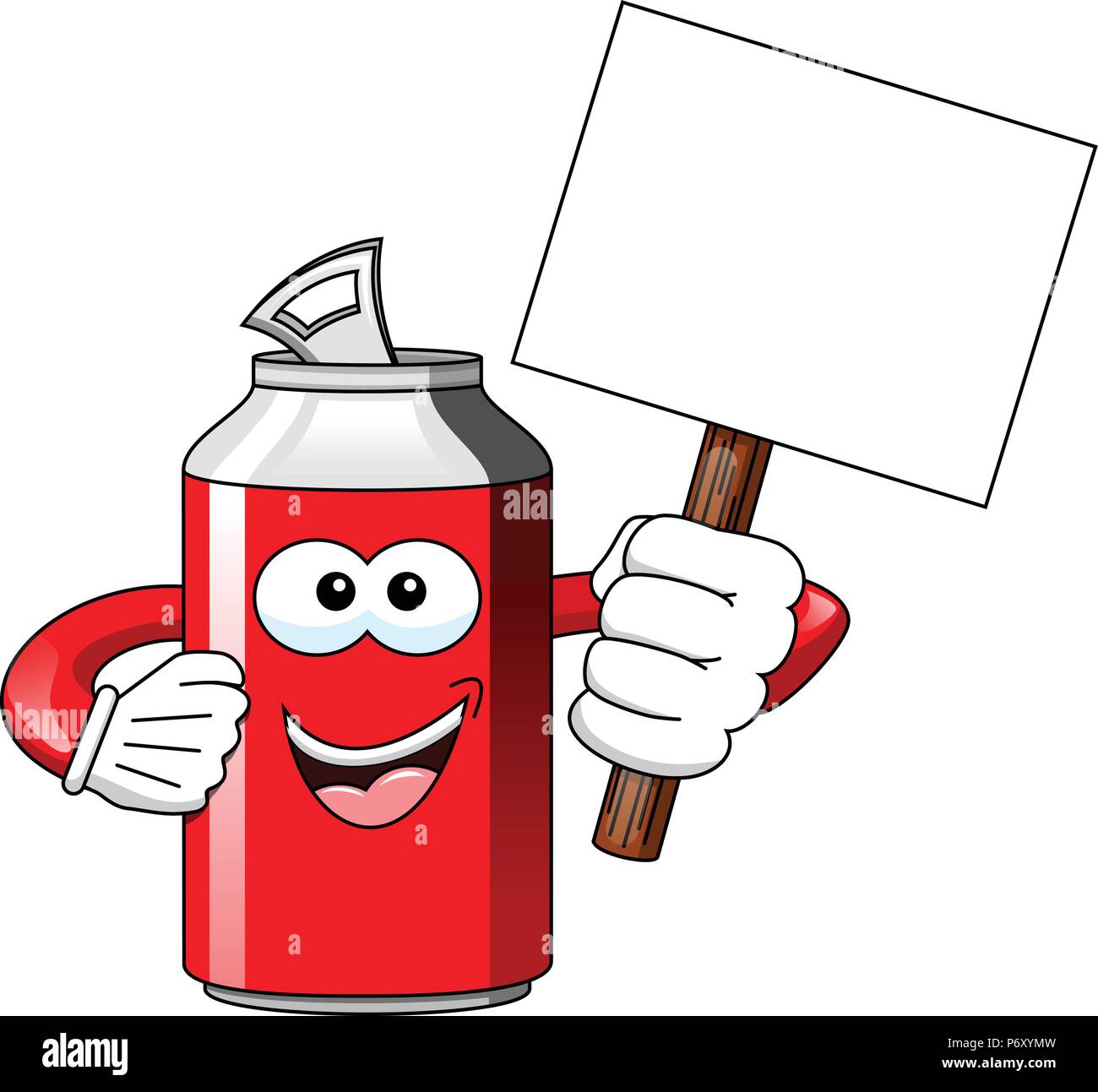 Cartoon can hi-res stock photography and images - Alamy