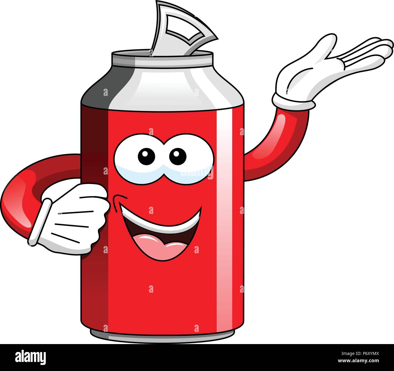 Cartoon can hi-res stock photography and images - Alamy