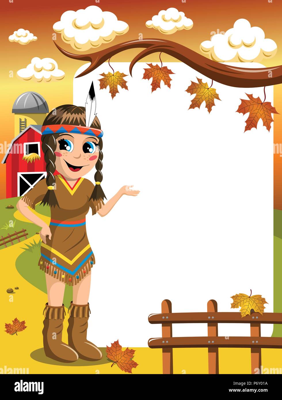 Native American Frames Clip Art