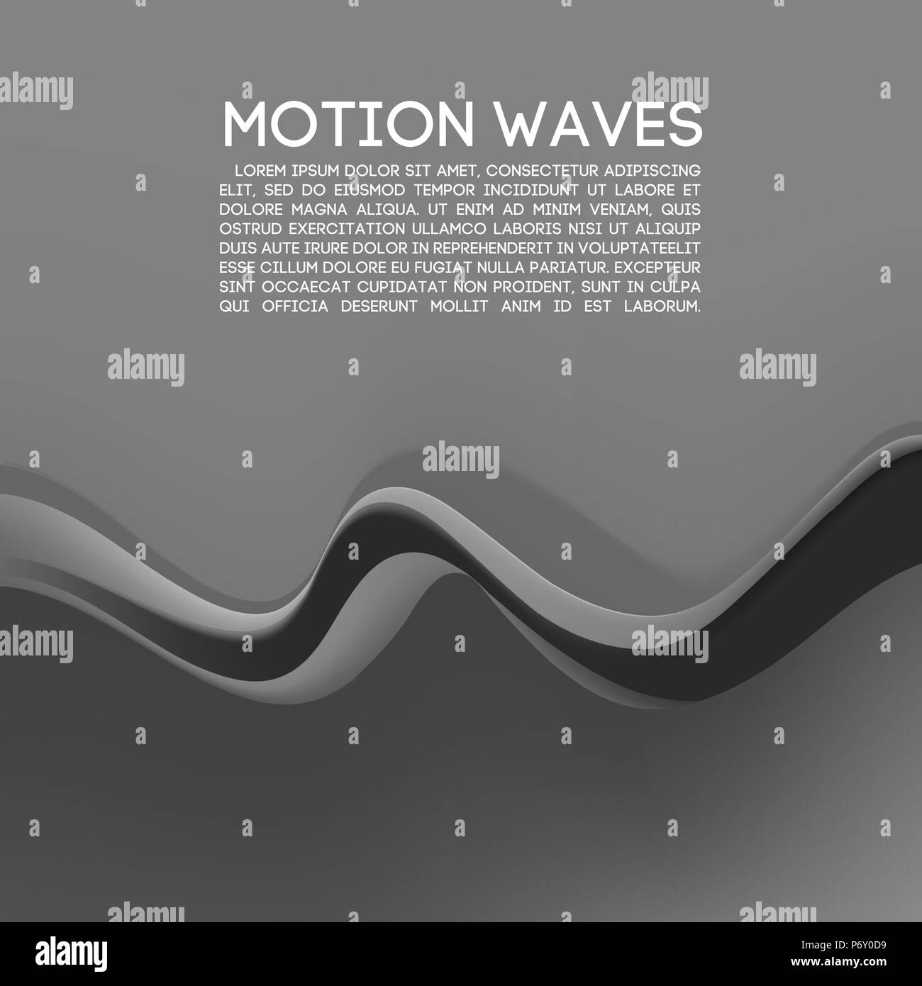 Abstract wave. Vector Illustration for banner, flyer, book cover ...