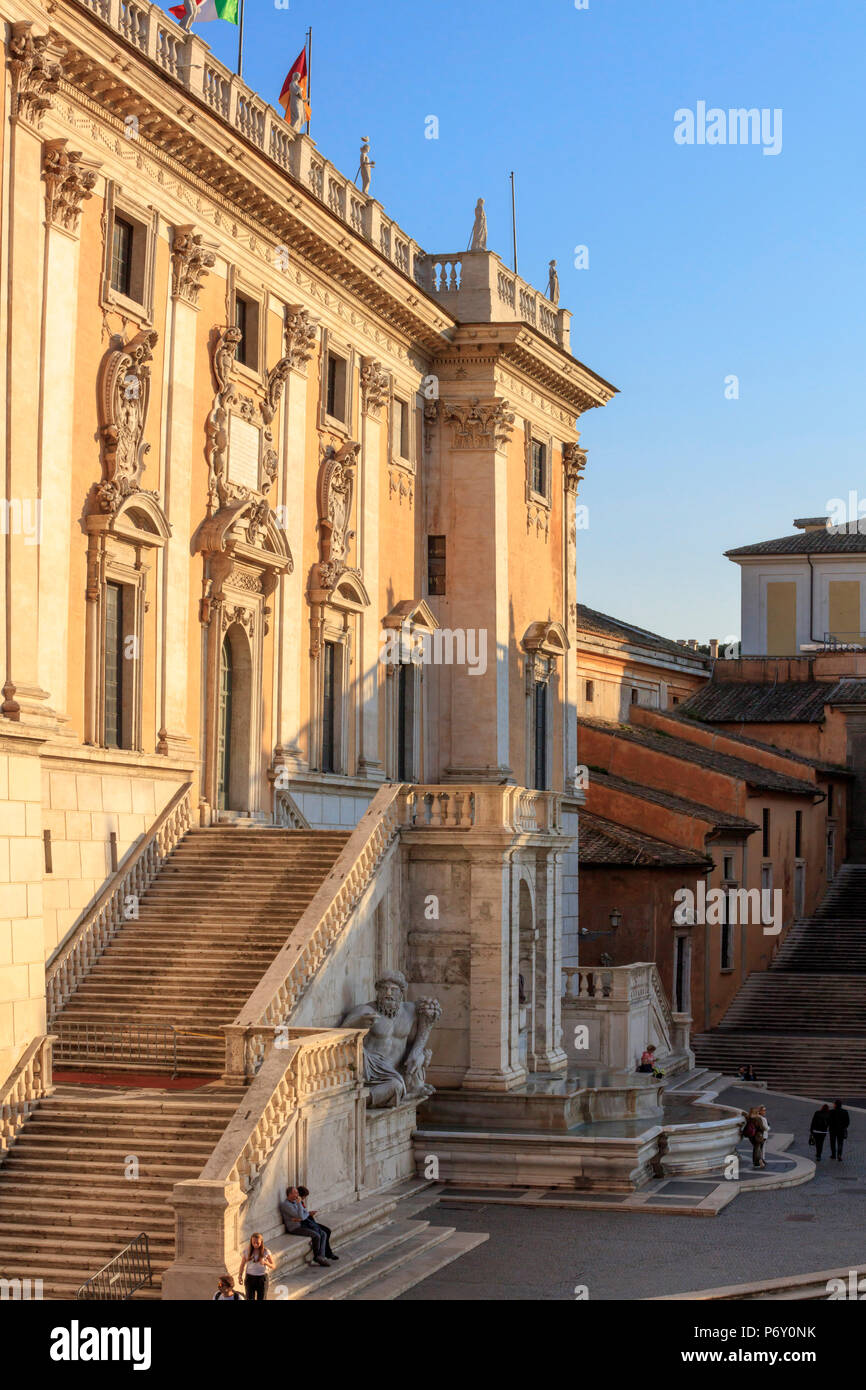 Italy, Rome, Capidoglio, home of the city Mayor Stock Photo - Alamy