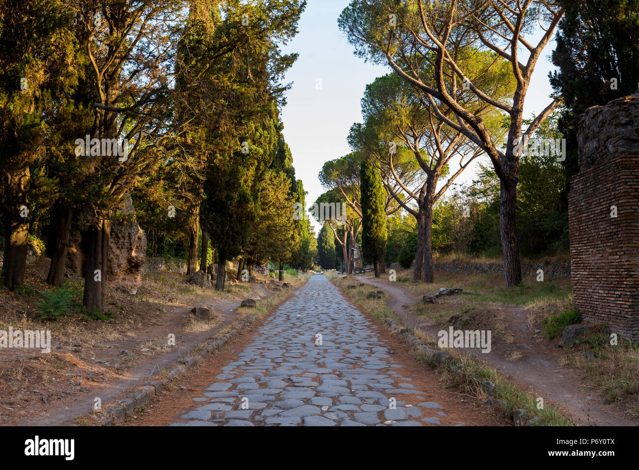 Via appia at sunset hi-res stock photography and images - Alamy