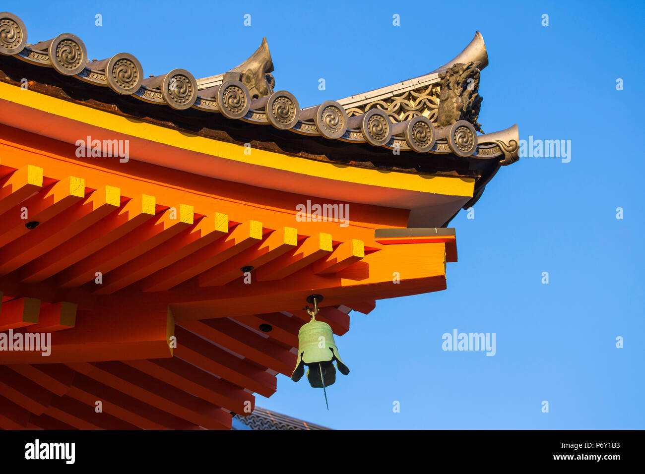 Japan, Kyoto, Higashiyama District, Kiyomizu-dera Temple, The Deva gate ...