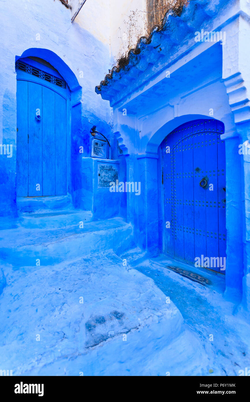 Morocco, Rif Mountains, Chefchaouen, Medina Stock Photo - Alamy
