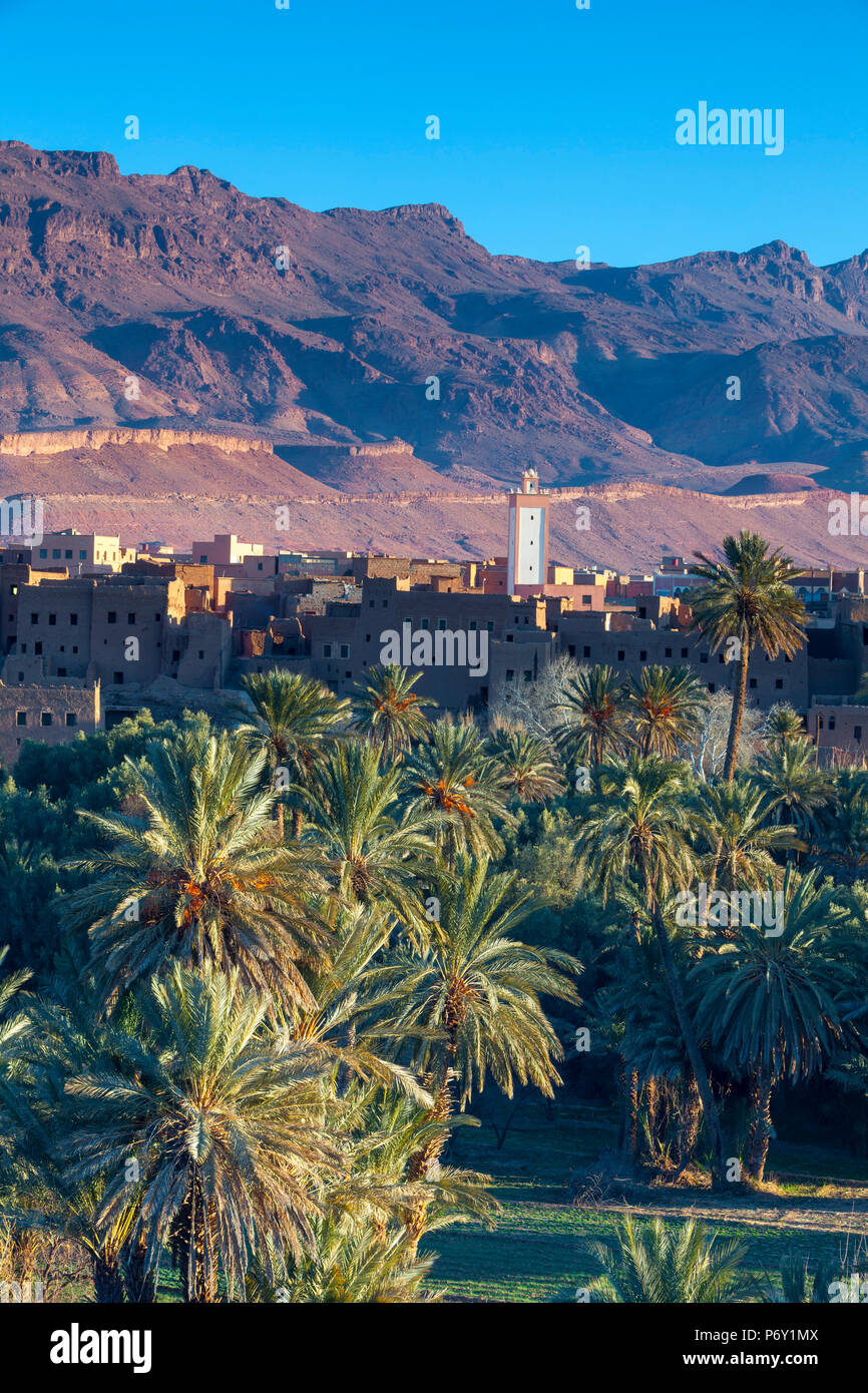 Tinerhir Kasbahs & Palmery, Tinghir, Morocco Stock Photo - Alamy