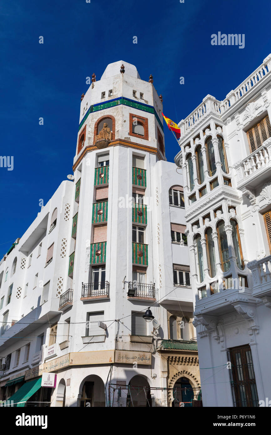 Spanish colonial architecture tetouan morocco hi-res stock photography ...