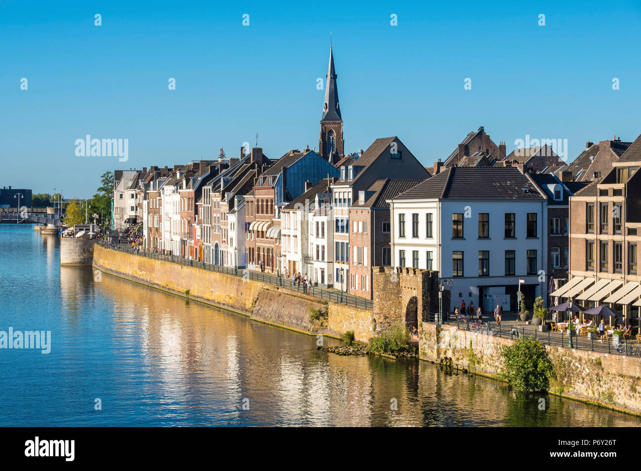 Netherlands, Limburg, Maastricht. Buildings in the Wyck-Ceramique ...