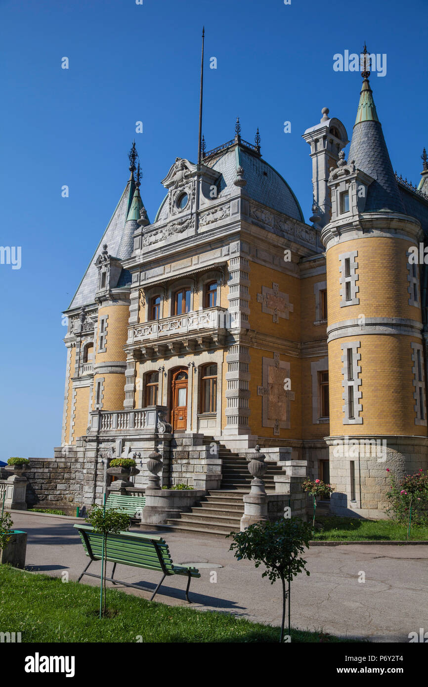 Ukraine, Crimea, Yalta, Massandra Palace summer palace and home of Tsar ...