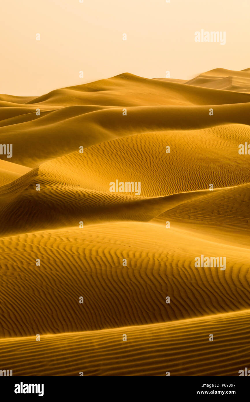 Empty Quarter (Rub Al Khali), Abu Dhabi, United Arab Emirates Stock ...