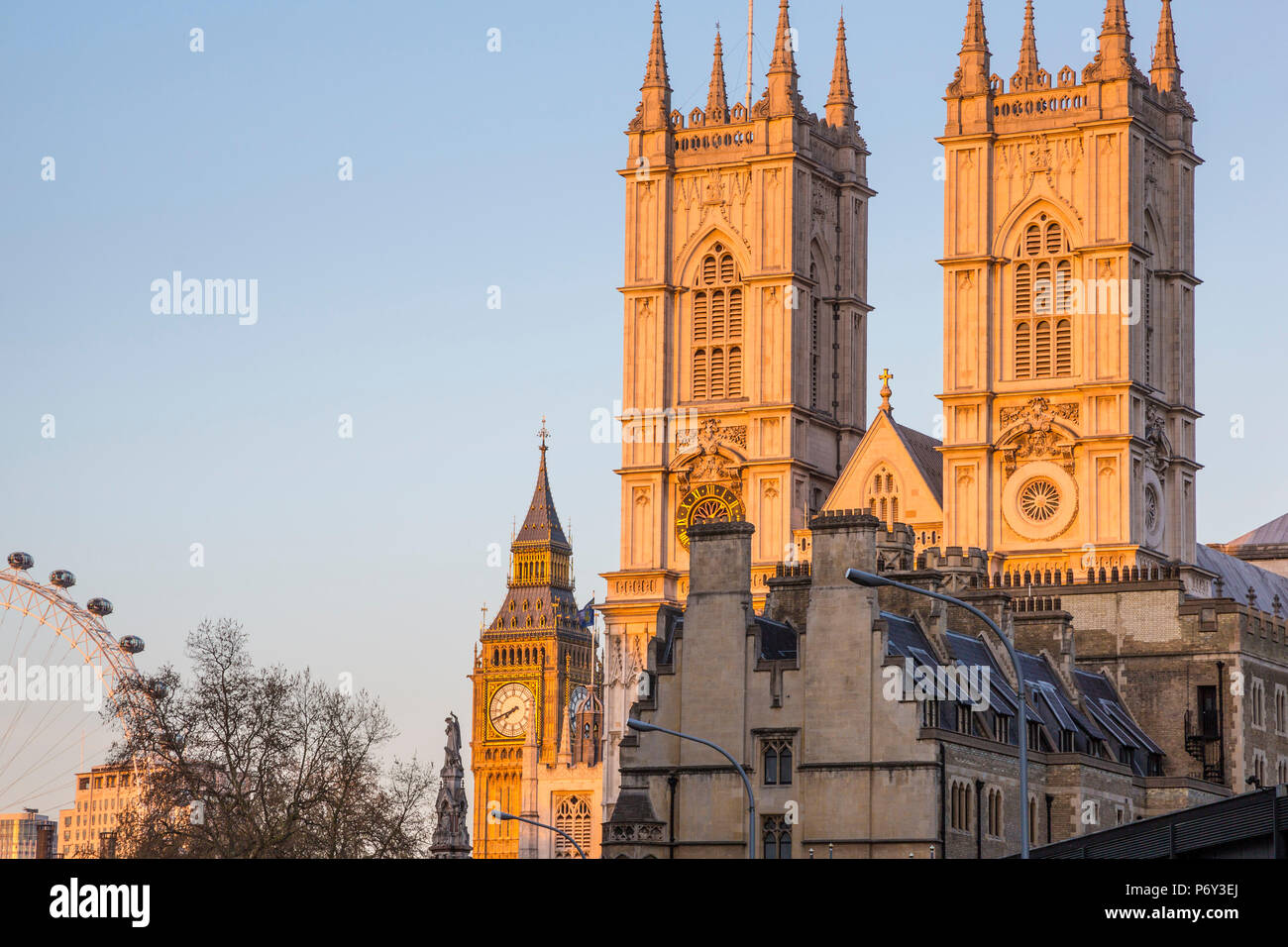 Westminster Abbey & Big Ben, London, England, UK Stock Photo - Alamy