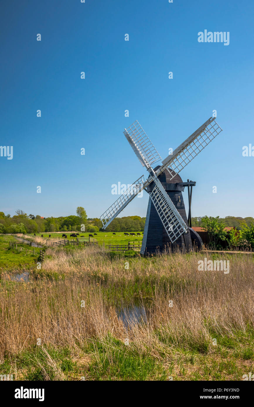 England uk english windmill windmills drainage mills hi-res stock ...