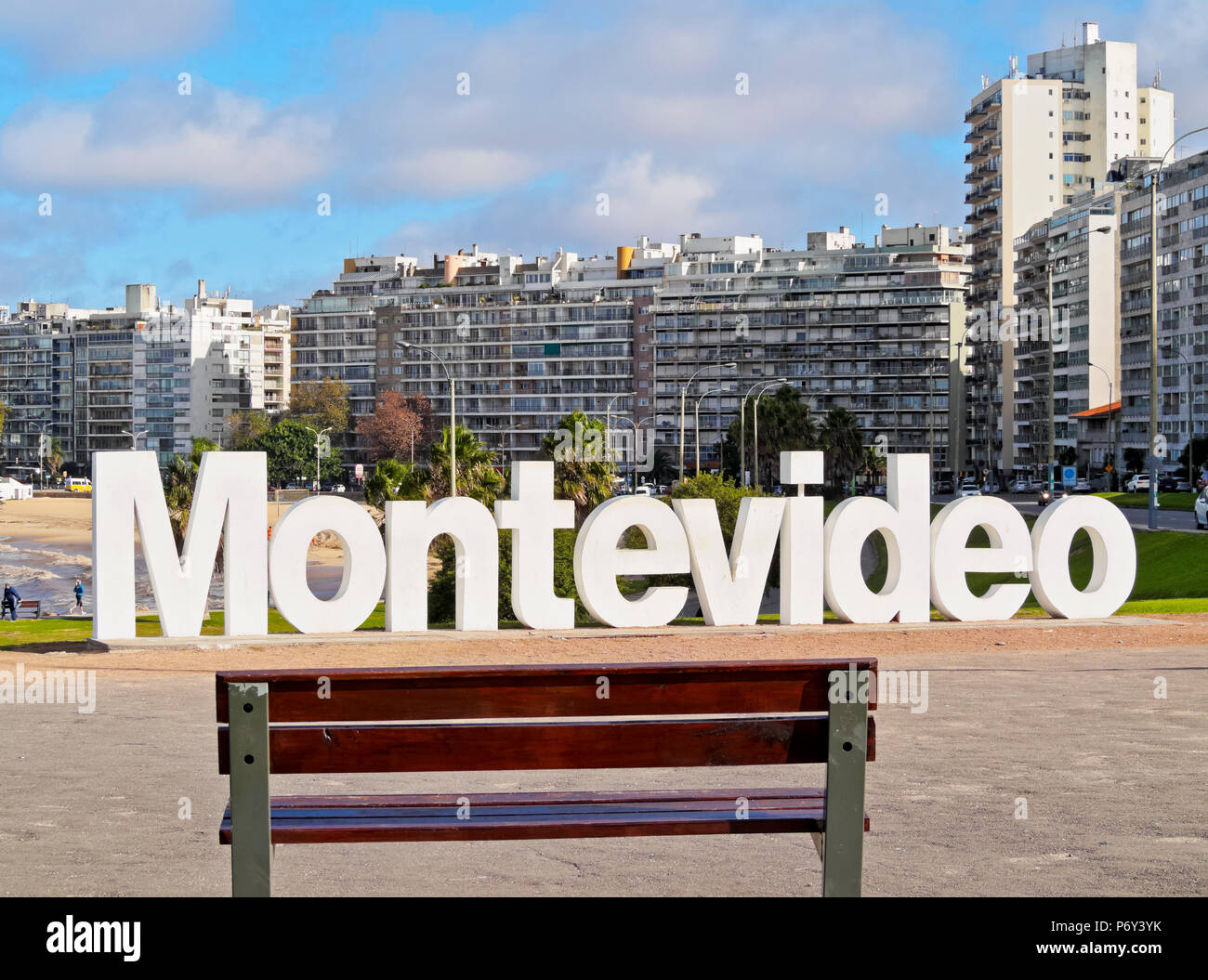 Montevideo uruguay rambla hi-res stock photography and images - Alamy