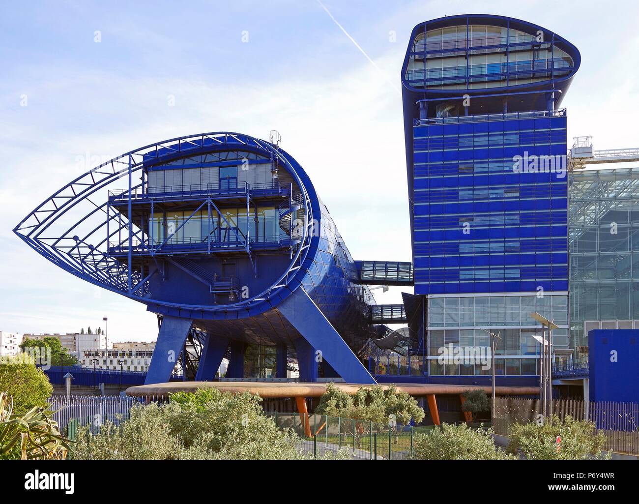 N Elevation, Le Grand Bleu, Hotel de Département, Bouches de Rhone ...