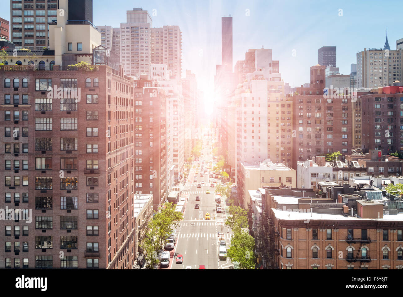 New york building overhead view hi-res stock photography and images - Alamy