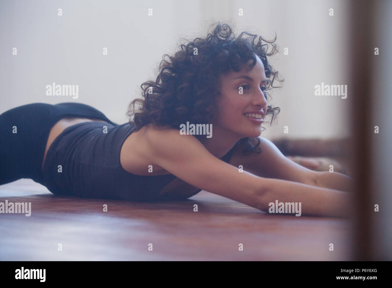 Smiling confident dancing hi-res stock photography and images - Alamy