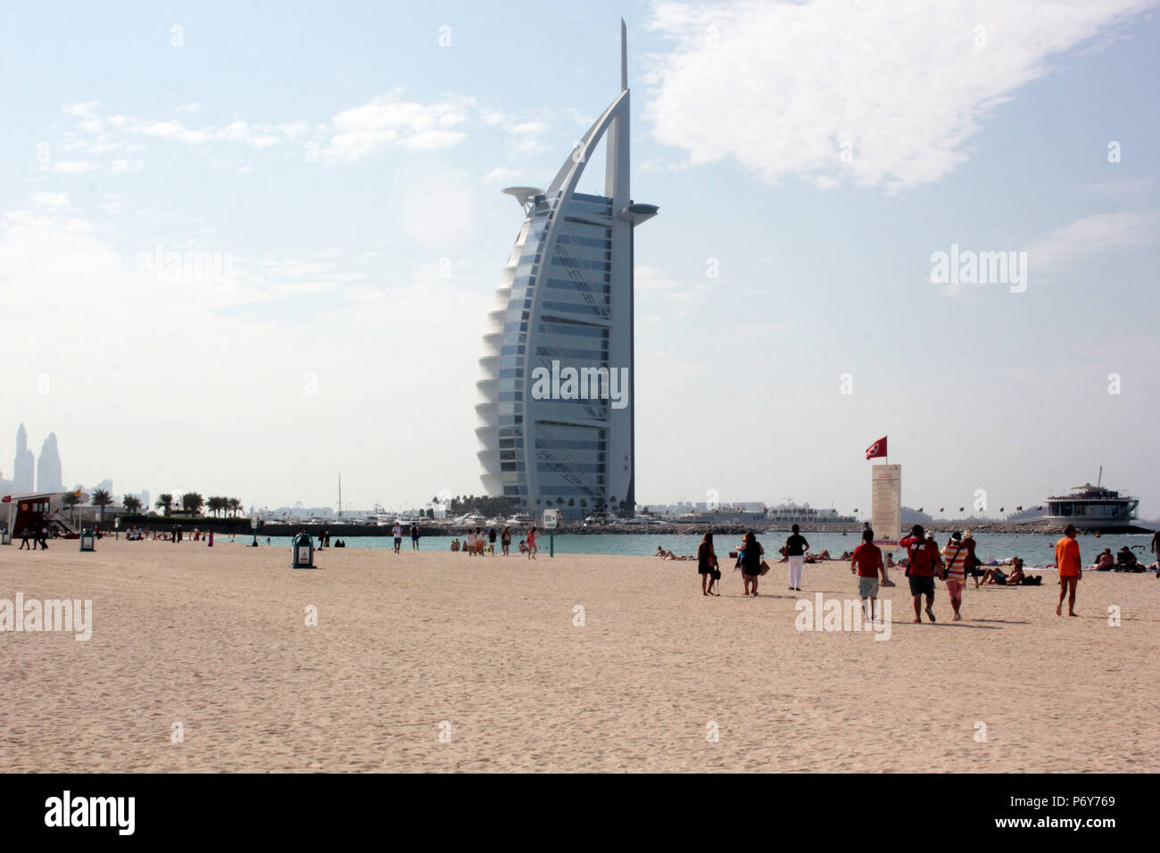 Burj al arab hotel dubai road hi-res stock photography and images - Alamy