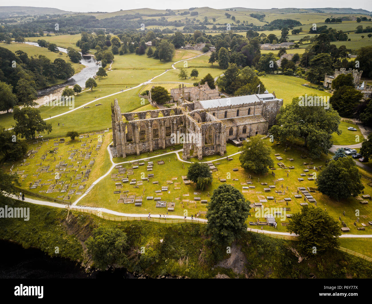 Grounds bolton abbey hi-res stock photography and images - Alamy