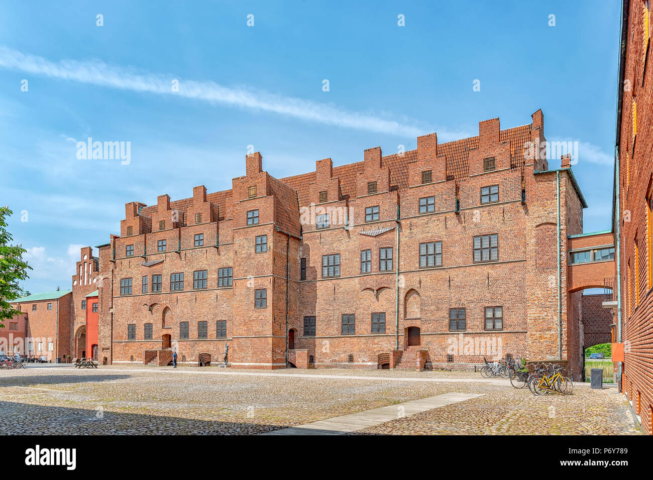 The historic castle of malmohus situated in the swedish city of Malmo ...