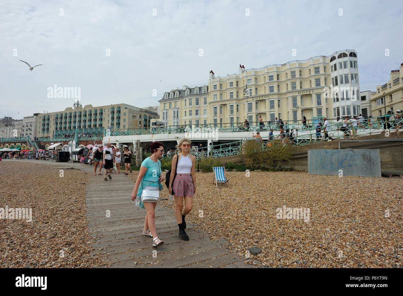 English Seaside Town, Brighton & Hove, East Sussex, England, UK Stock ...