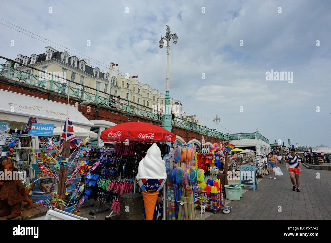 Seaside Shops on Brighton Beach, English Seaside Town, Brighton & Hove ...
